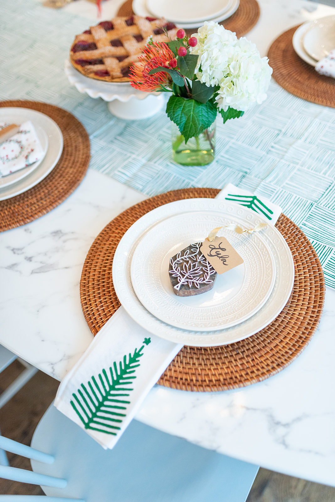 *Hand Block Printed Table Linens* – The Mended Company